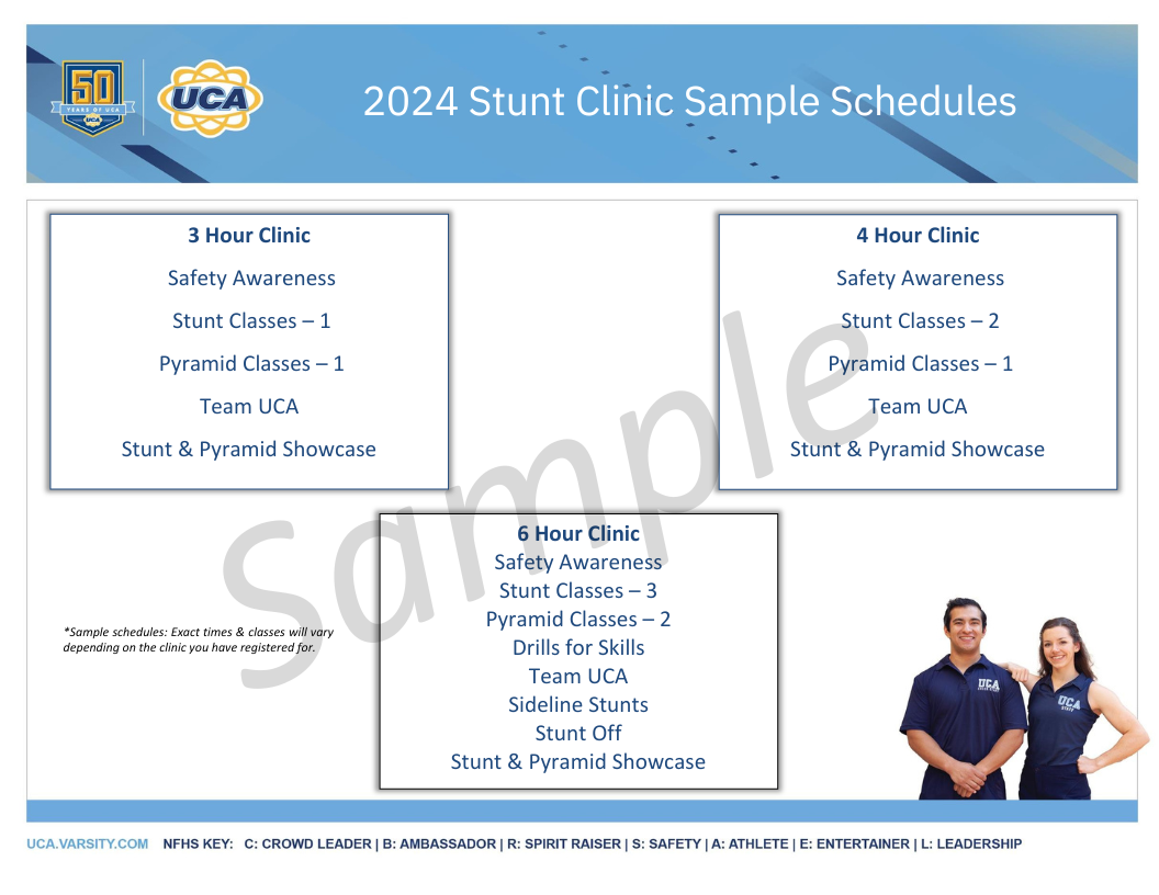 UCA Stunt Clinic | Universal Cheerleaders Association