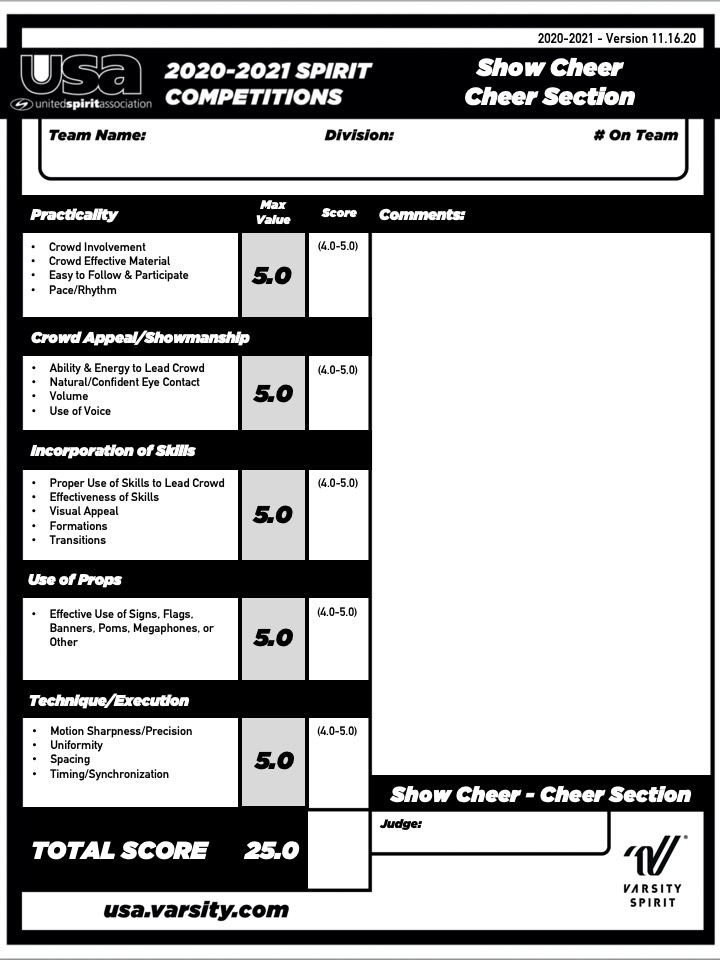 Rules & Scoring - USA