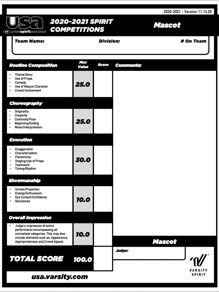 Rules & Scoring - USA
