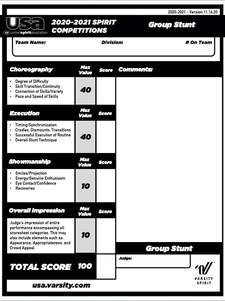 Rules & Scoring - USA