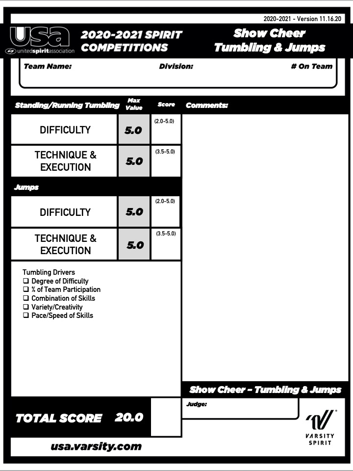 Rules & Scoring - USA